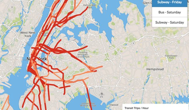 Check Out This Interactive Map That Shows How Frequently NYC Buses ...