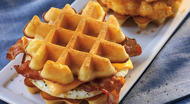 Check Out This Terrifyingly Delicious Dunkin' Donuts Chicken & Waffle ...
