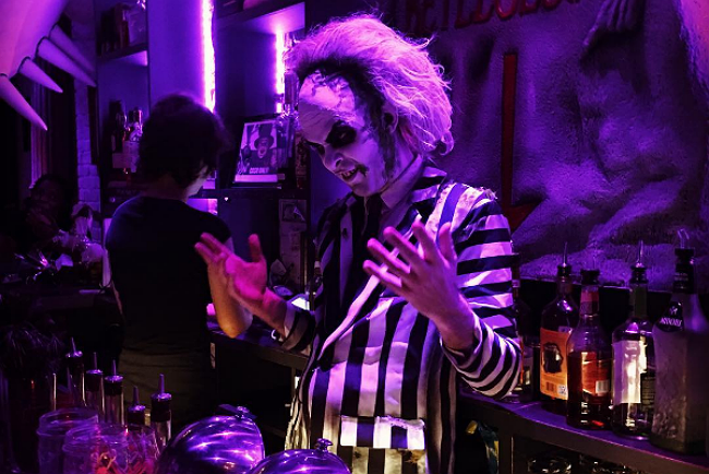 An Inside Look at NYC's Tim Burton-Themed Bar, Beetle House | spoiled NYC