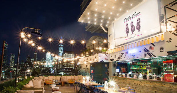Watch Free Movies at Hotel Hugo's Rooftop Bar This Summer | spoiled NYC